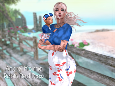 Second Life Marketplace - Amarei Momma [Robin Tied Dress]